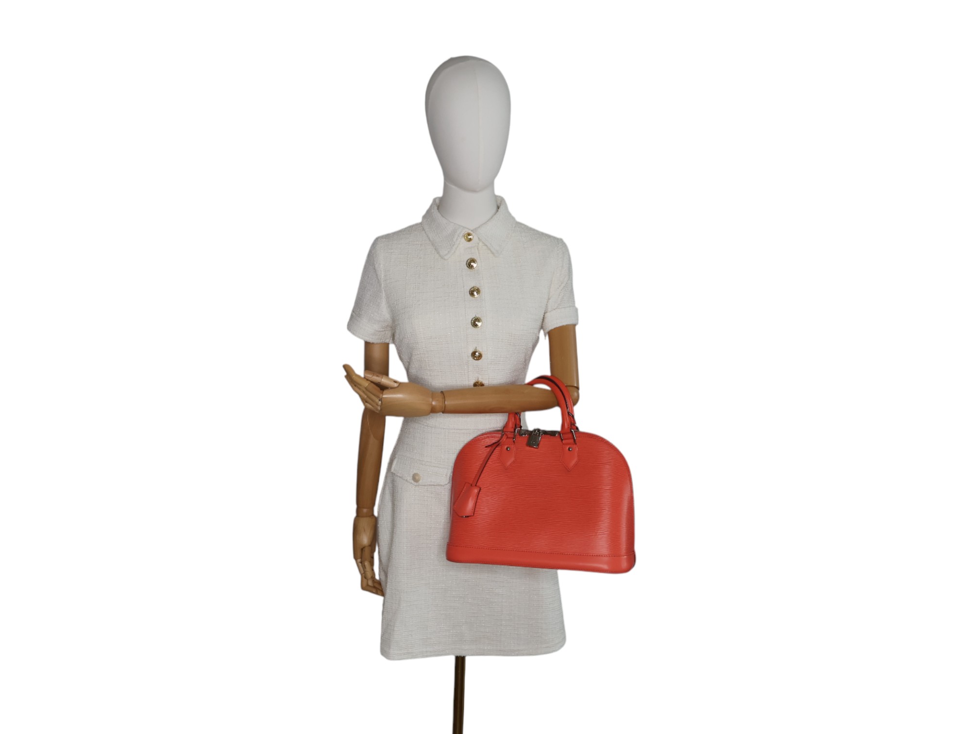 Louis Vuitton Alma PM Epi Poppy - I Love Handbags