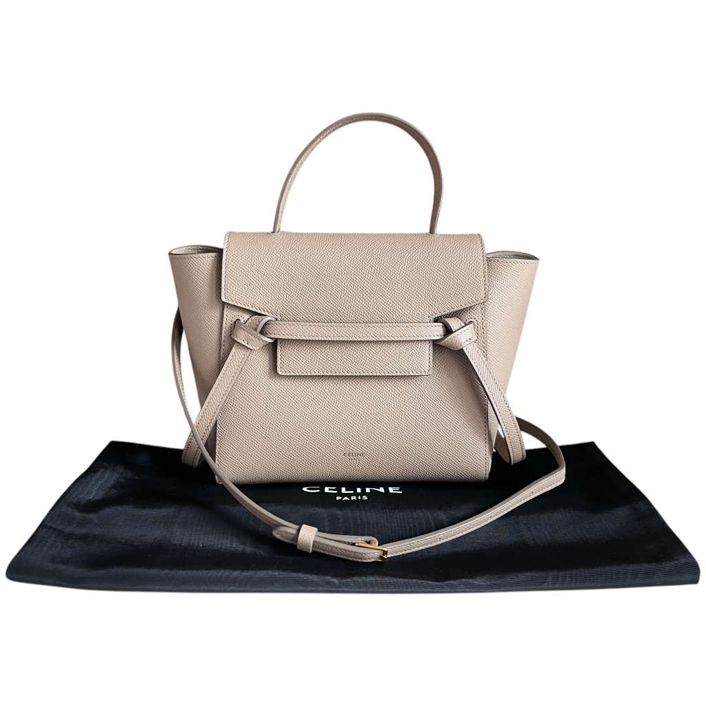 Céline Belt Bag Nano Light Taupe - I Love Handbags